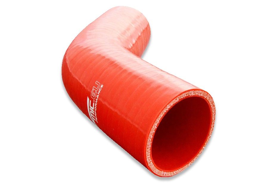 Kolanko silikonowe 45' 151mm Czerwony 004515100-R - FMIC